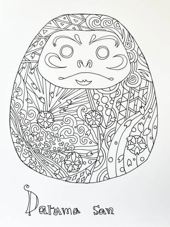 Tegetege NURIE (Coloring art) WORKSHOP w a SPECIAL Nurie Set (Set of 2 ...